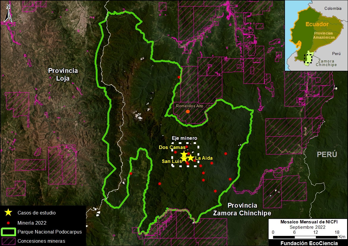 MAAP #172: Minería ilegal de oro en el Parque Nacional Podocarpus ...